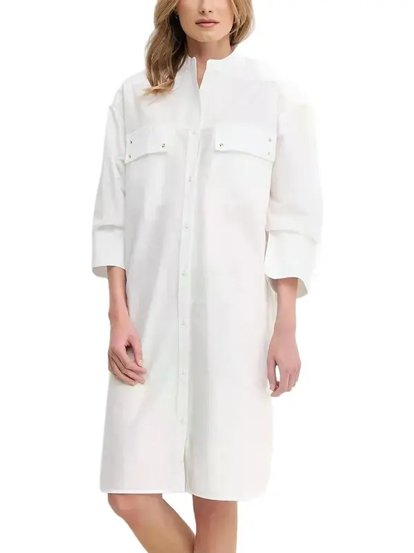 Barbour Pocket-detail Shirt Dress - White