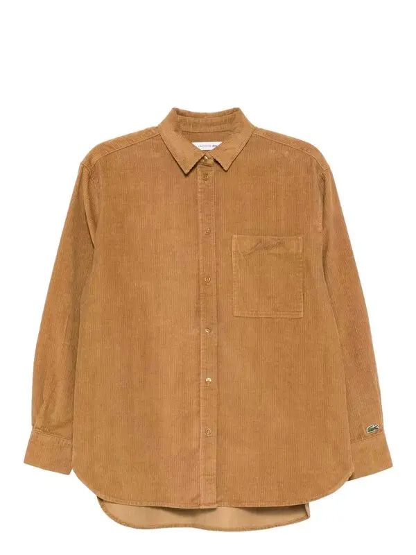 Lacoste Long-sleeved Shirt - Brown
