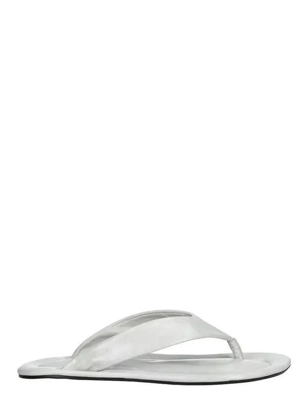 By Far Dasha Leather Sandals - White