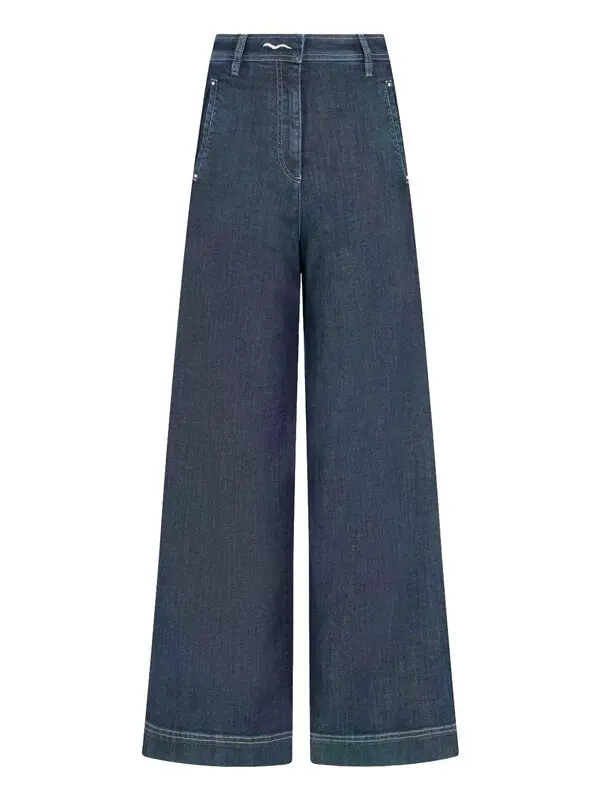 Giorgio Armani Wide Leg Jeans - Blue