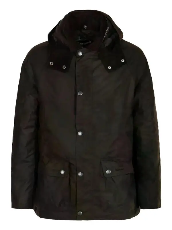 Barbour Beaufort Cotton Hooded Coat - Brown