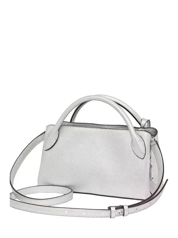 Guess Metallic-finish Tote Bag - Silver