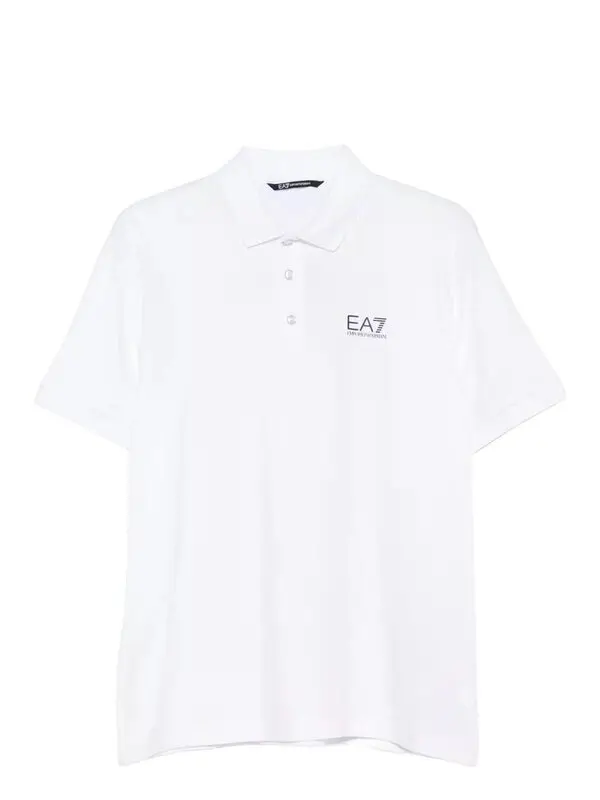 Emporio Armani Logo-print Polo Shirt - U0002 White