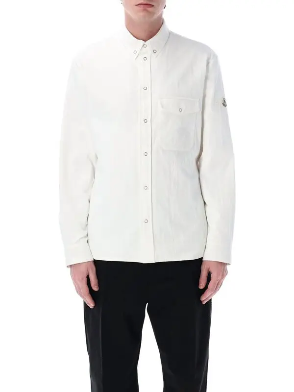 Moncler Padded Shirt Jacket - White
