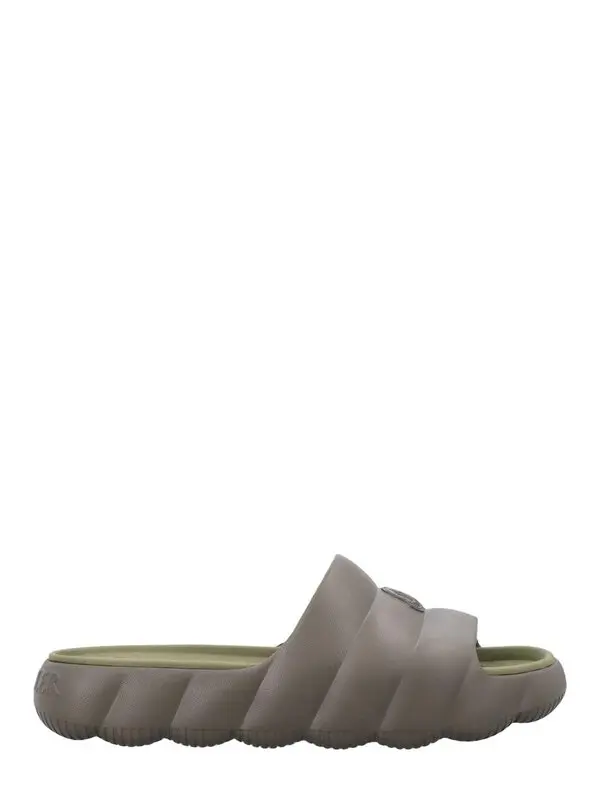Moncler Lilo Quilted Eva Sliders - Green