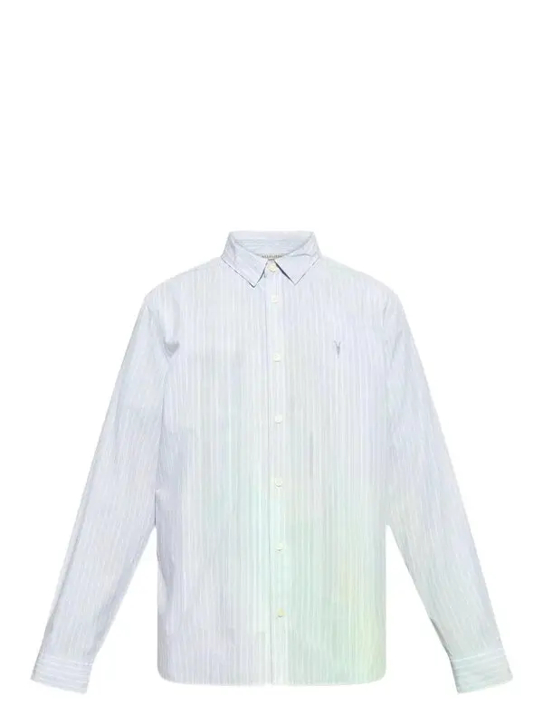 ALLSAINTS Saint Striped Shirt - Blue