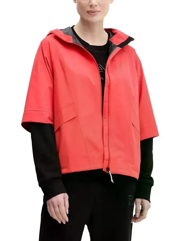 PEAK PERFORMANCE Zip-off Sleeves Hooded Jacket - Red