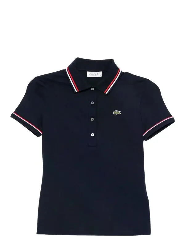 Lacoste Logo-embroidered Polo Shirt - Blue