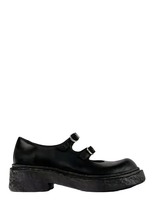 Camper Vamonos Buckle-strap Platform Loafers - Black