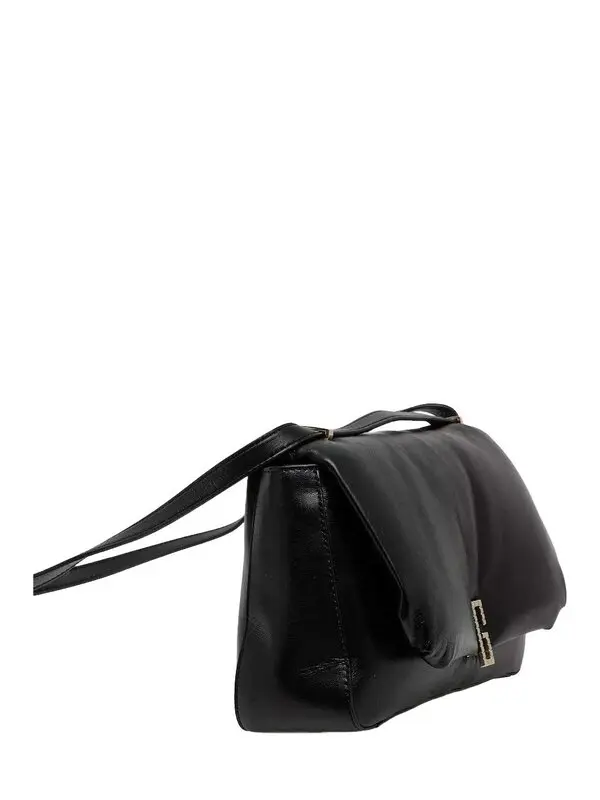 Guess Flap-detail Shoulder Bag - Black
