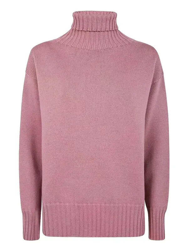 DRUMOHR Wool Turtleneck Sweater - Pink