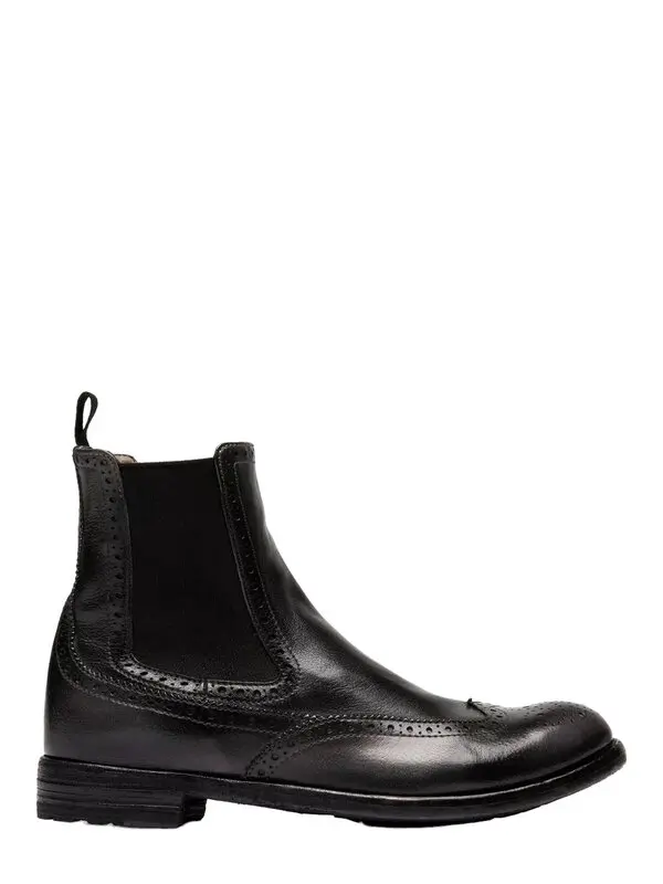 Officine Creative Lexikon 151 Brogue Boots - Black