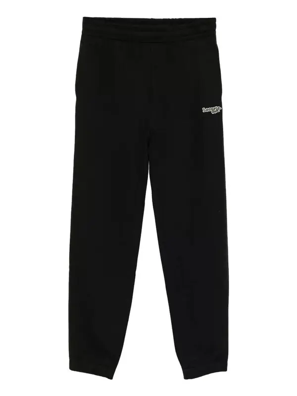 Lacoste Logo-embroidered Track Pants - Black