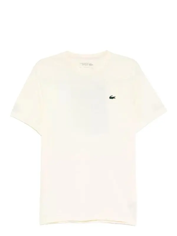 Lacoste Logo-patched T-shirt - Neutrals