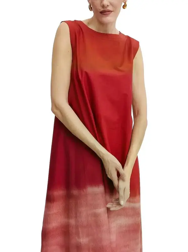 Liviana Conti Ombre Tie-dye Dress - Red