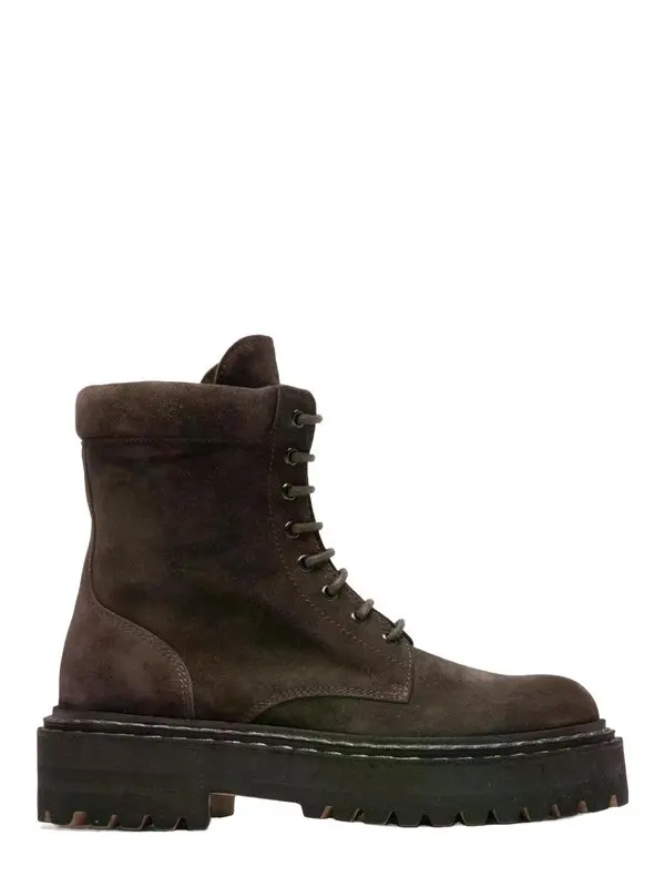Officine Creative Blossom Lace-up Boots - Brown
