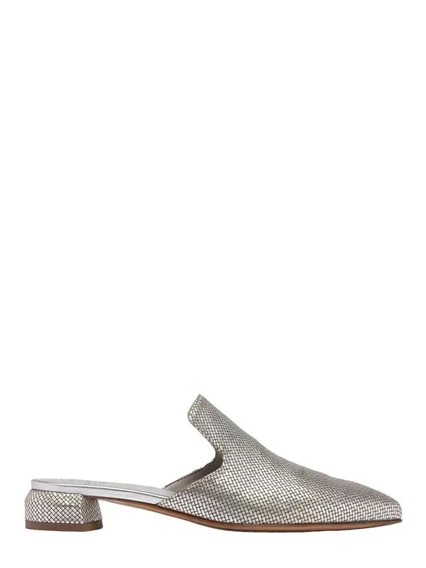 Officine Creative Woven Leather Mules - Grey