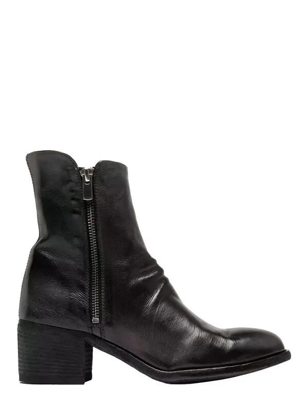 Officine Creative 55mm Denner Zip Boots - Black