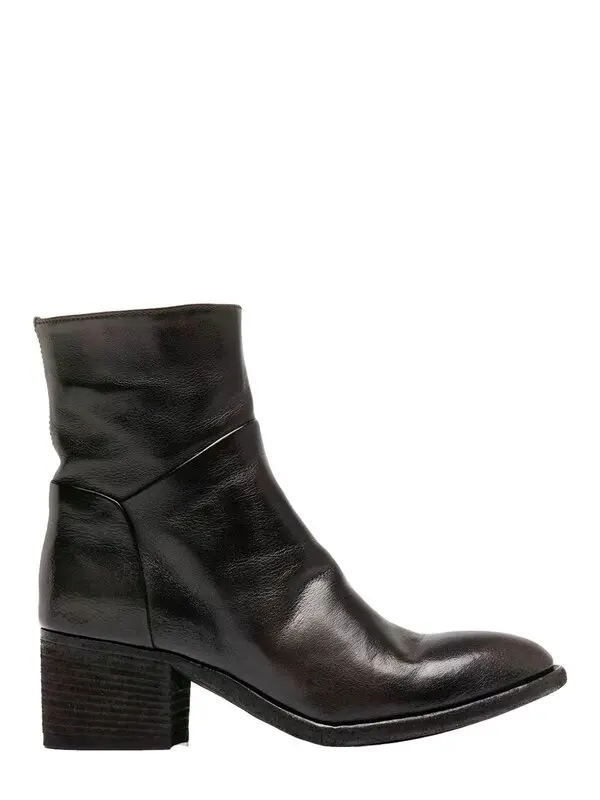 Officine Creative Denner Zip Boots - Black