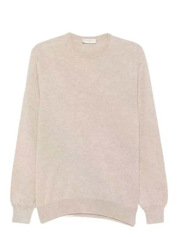 PIACENZA CASHMERE 1733 Cashmere Crew-neck Sweater - Neutrals