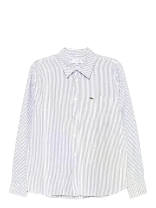 Lacoste Logo-patch Shirt - White