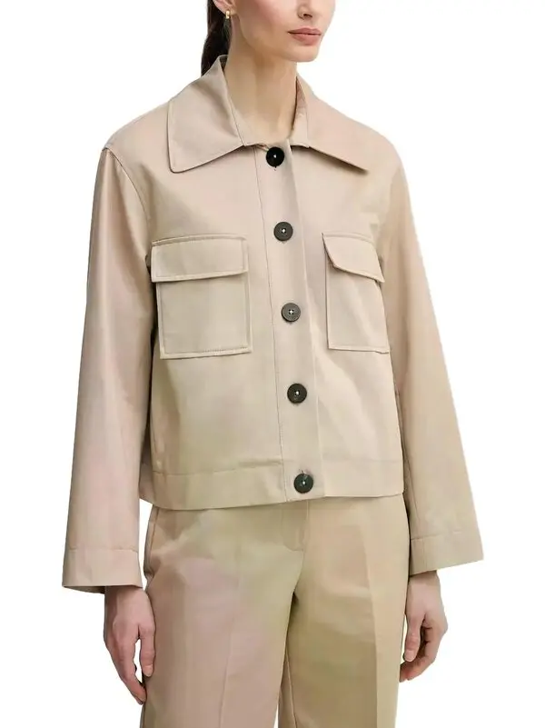 PEDRO DEL HIERRO Button-fastening Flap-pocket Jacket - Neutrals