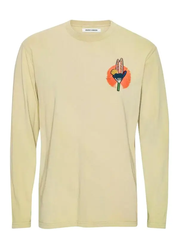 Henrik Vibskov Graphic Long-sleeve T-shirt - Neutrals