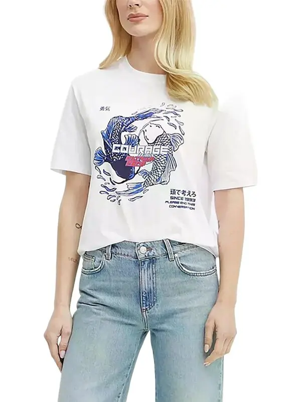 Patrizia Pepe Printed T-shirt - White