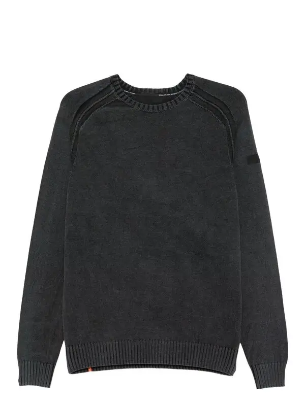 RRD Raglan Sleeve Cotton Sweater - Grey