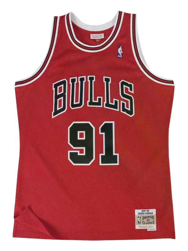 Mitchell & Ness Bulls Logo-print Vest - Red