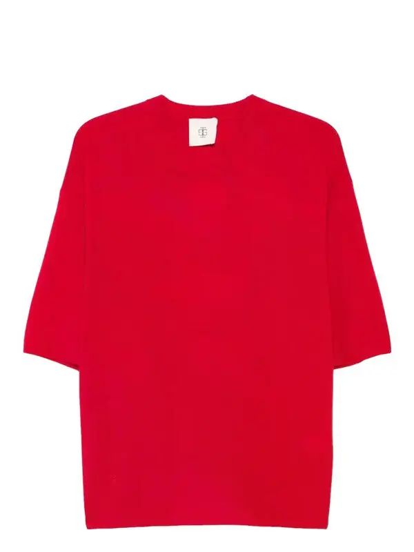 THE GARMENT Knit T-shirt - Red