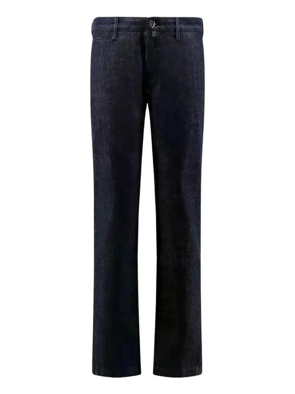 Jacob Cohen Textured Straight-leg Jeans - Blue