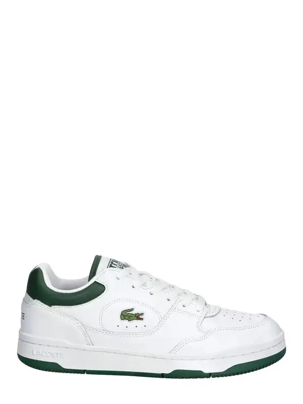 Lacoste Leather Logo-detail Sneakers - White