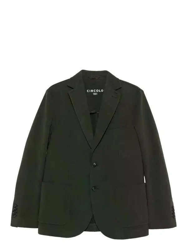 CIRCOLO 1901 Buttoned Patch-pocket Jacket - Green