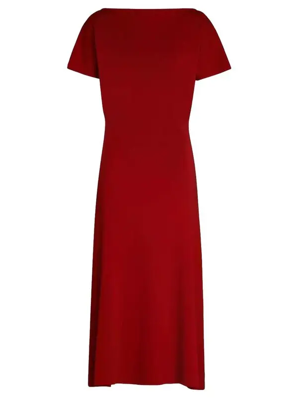 P.a.r.o.s.h Short-sleeve Midi Dress - Red