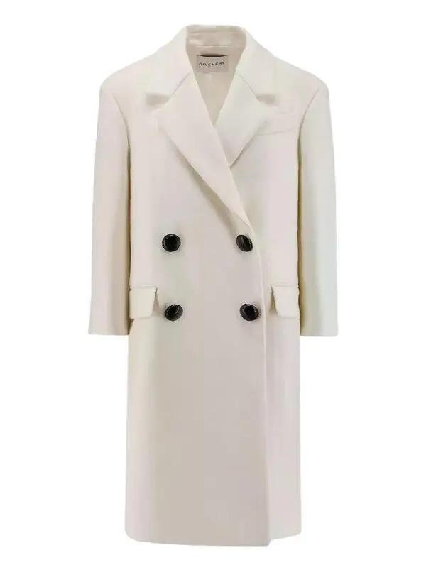 Givenchy Double-breasted Wool Coat - Neutrals