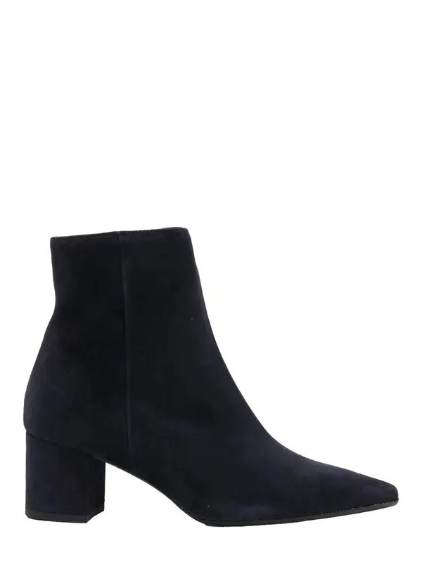 THEA MIKA 50mm Pointed-toe Block-heel Boots - Blue