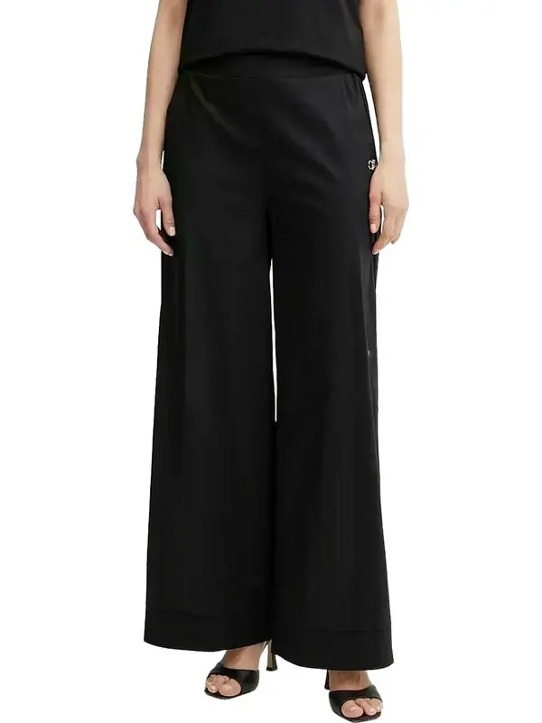Liu Jo Wide-leg Trousers - Black
