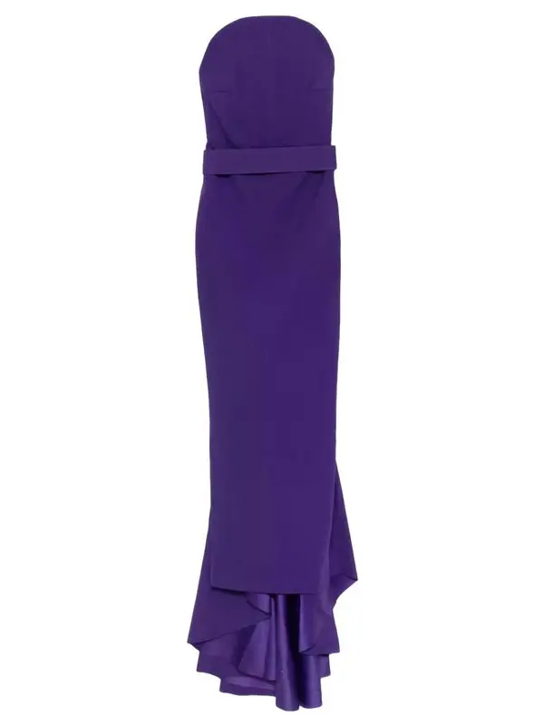 Solace London The Citra Strapless Maxi Dress - Purple