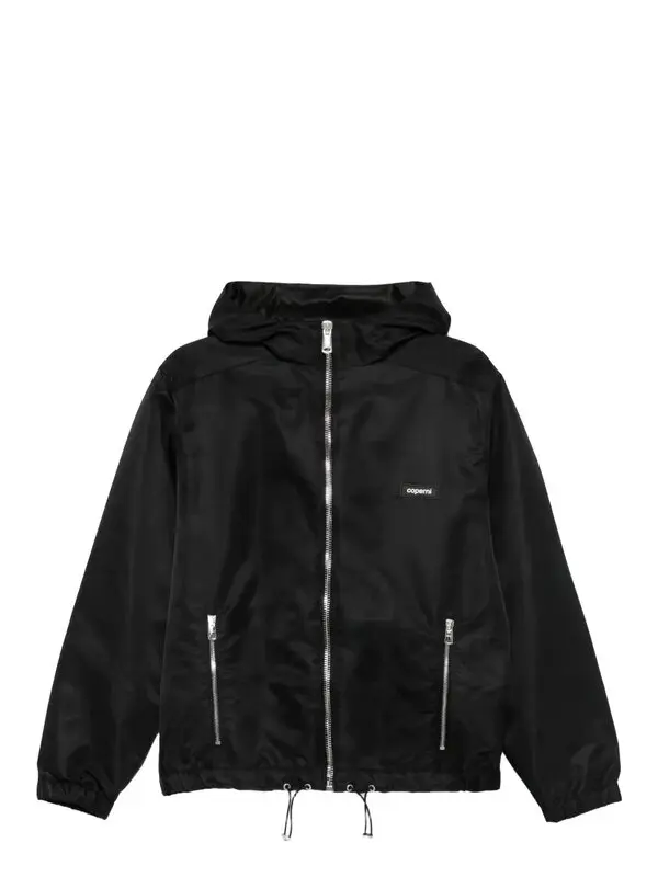 Coperni Hooded Zip-front Jacket - Black