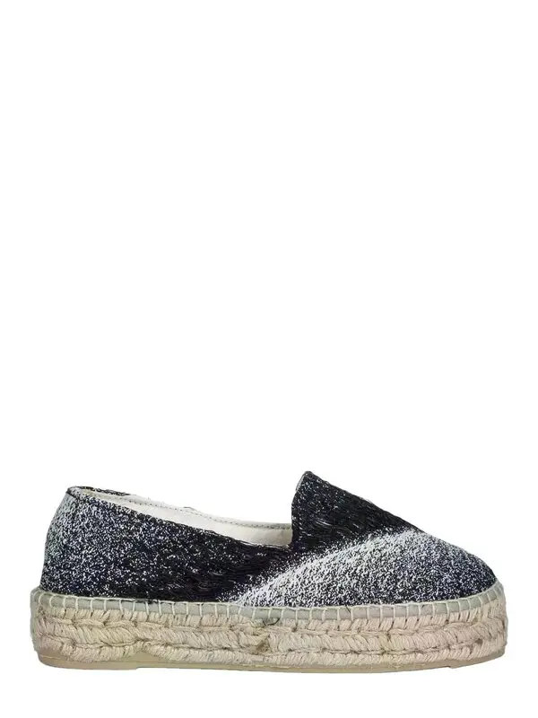 Manebí Platform Flat Espadrilles - Blue