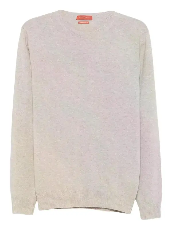 DANIELE FIESOLI Crew-neck Wool-blend Sweater - Grey