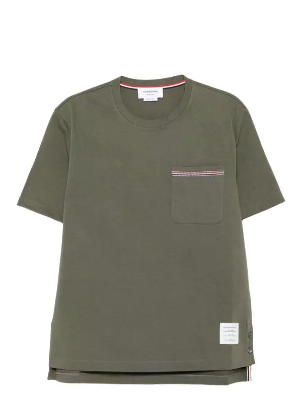 Thom Browne Pocket-detail T-shirt - Green