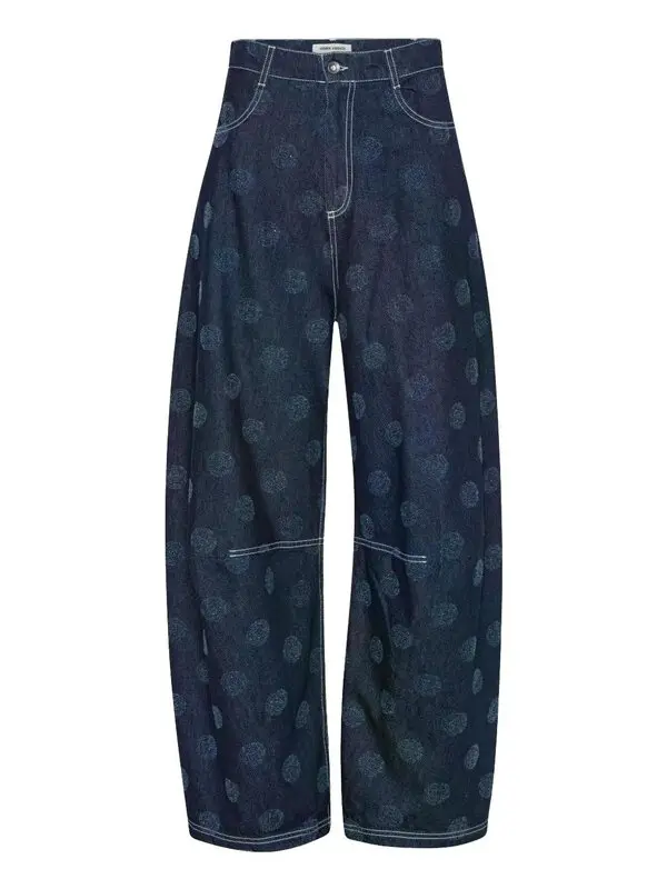 Henrik Vibskov Needle-punch Dot Jeans - Blue