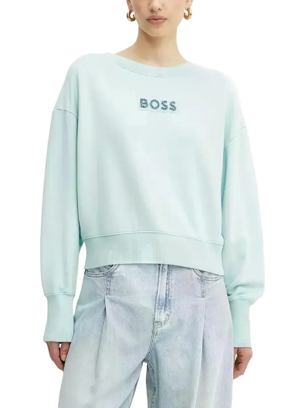 BOSS Crystal-embellished Sweatshirt - Blue