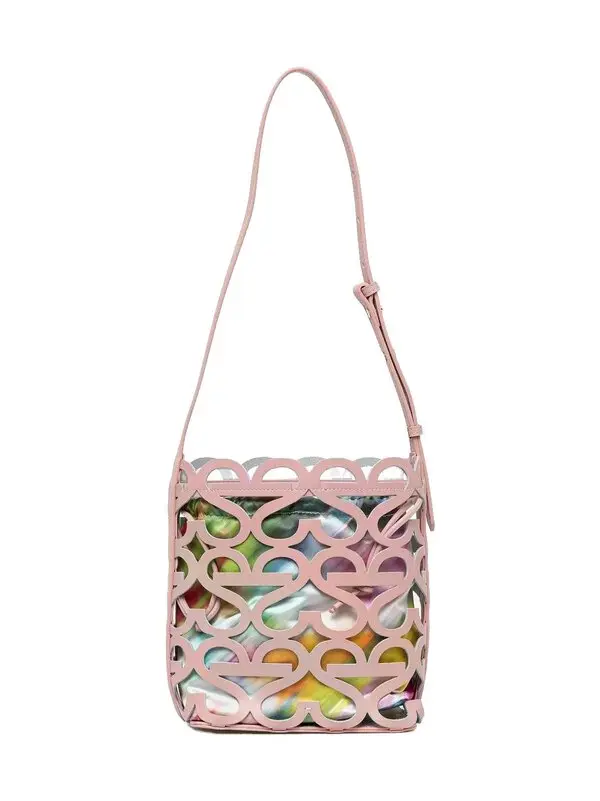 Stine Goya Cut-out Bucket Bag - Pink