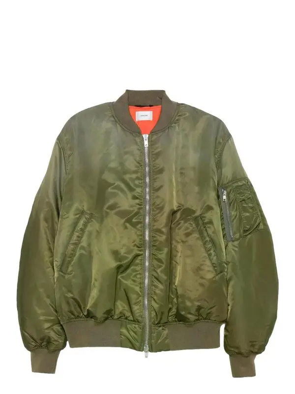HAIKURE Zip-front Bomber Jacket - Green