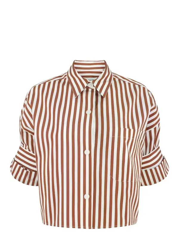 TWP Striped Shirt - Neutrals