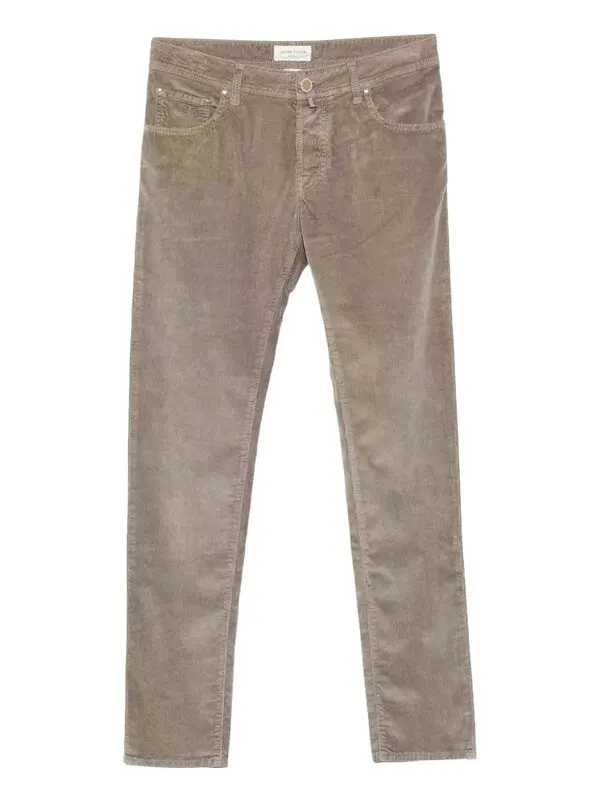 Jacob Cohen Five-pocket Corduroy Trousers - Grey