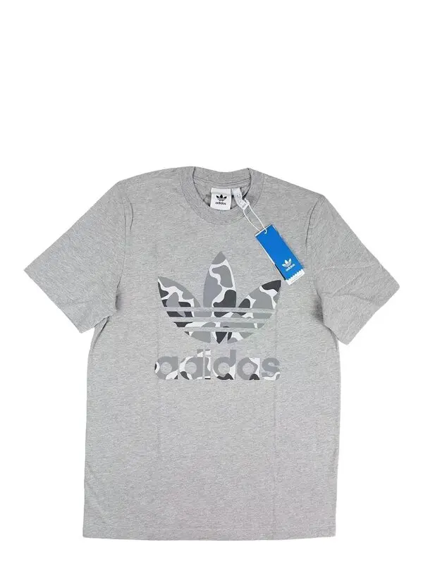 Adidas Camouflage Trefoil Tee - Grey